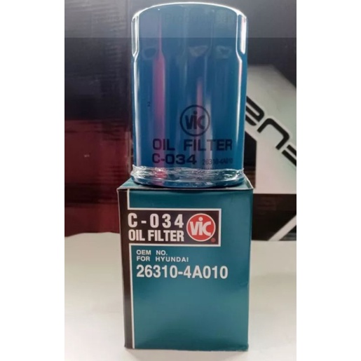Vic Oil Filter C-034 Hyundai Starex Made in Japan | Shopee Philippines
