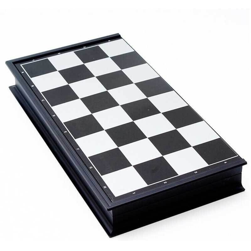 Plastic Pocket Chessboard Kids Toys Mind Game Folding Mini Chess Board ...