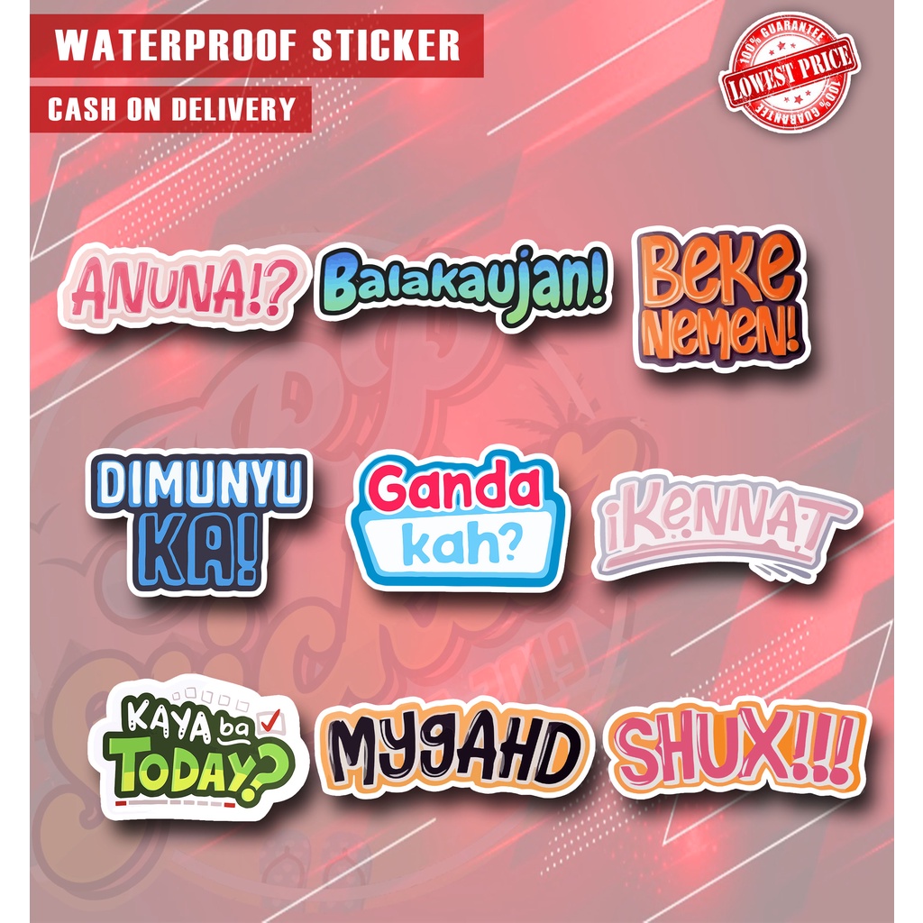 Filipino Statements 2.0 Sticker | Hologram / Vinyl | JRP Stickaz ...