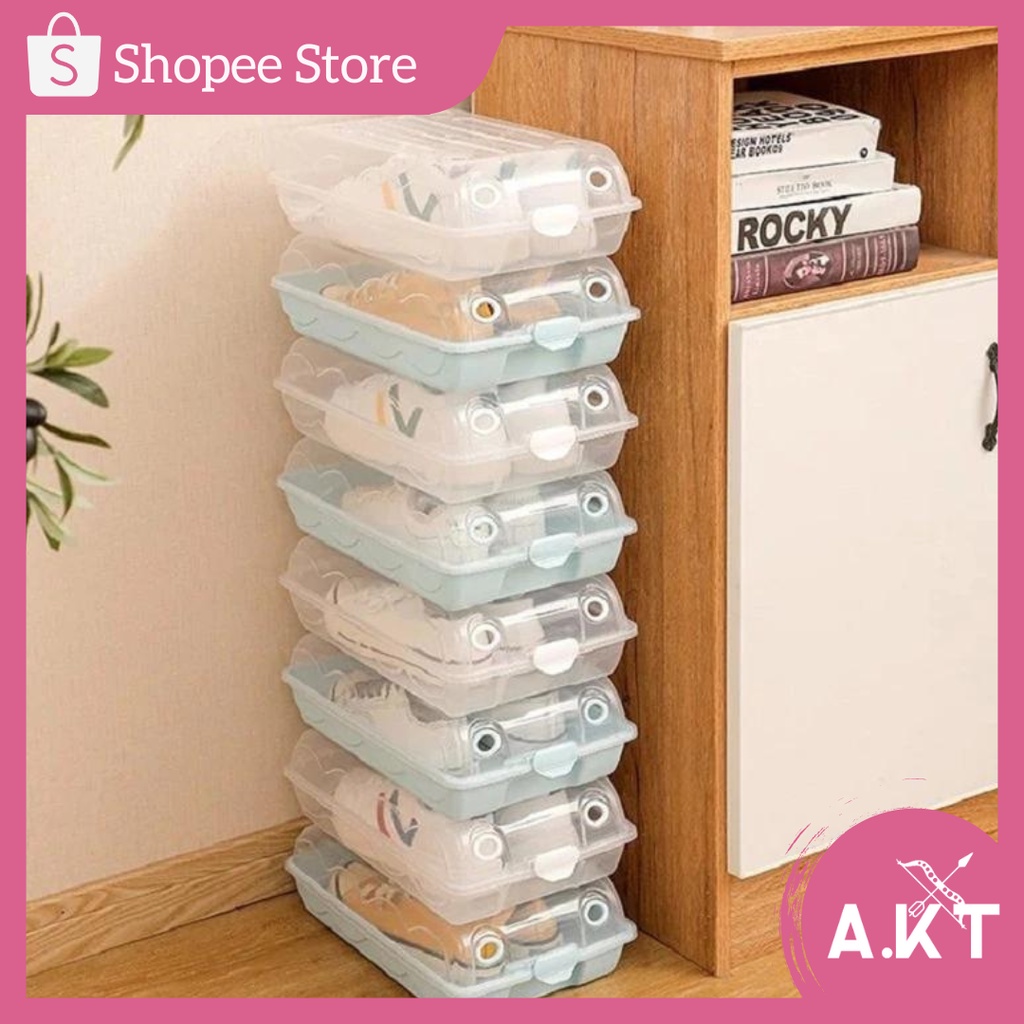 AKT Shoe Box Storage Organizer / Shoe Rack Organizer / Shoe Storage ...
