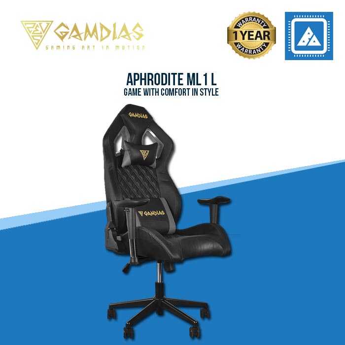 GAMDIAS Aphrodite ML1 Gaming Chair, High Back Headrest and Lumbar with ...