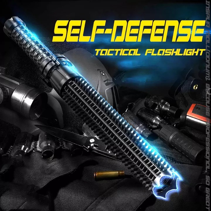 Rechargeable Waterproof LED Flashlight Camping Home Tactical High Lumen ...