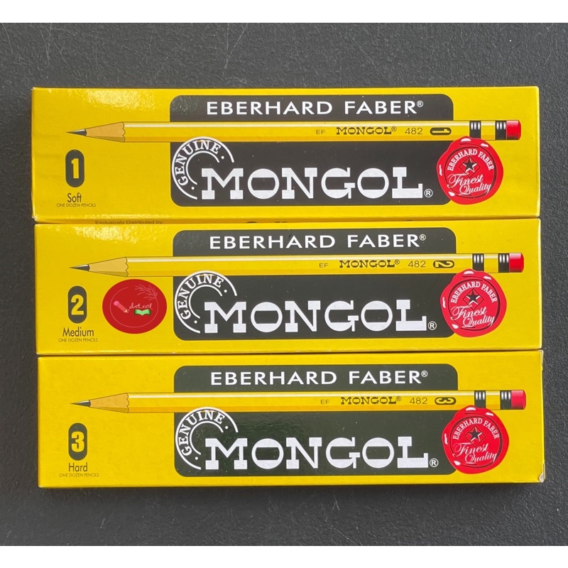 Mongol Pencil #1, #2, #3 per box 12 pcs | Shopee Philippines