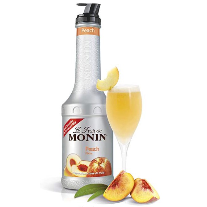Monin Peach Fruit Mix 1L Puree | Shopee Philippines