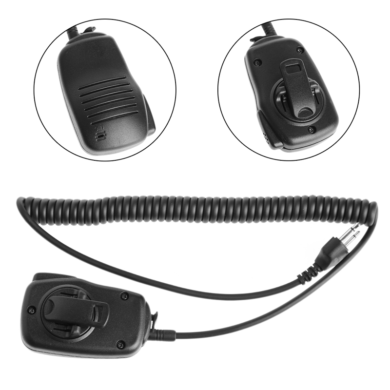 Handheld Speaker Mic Microphone PTT For ICOM Two-Way Radio Walkie ...