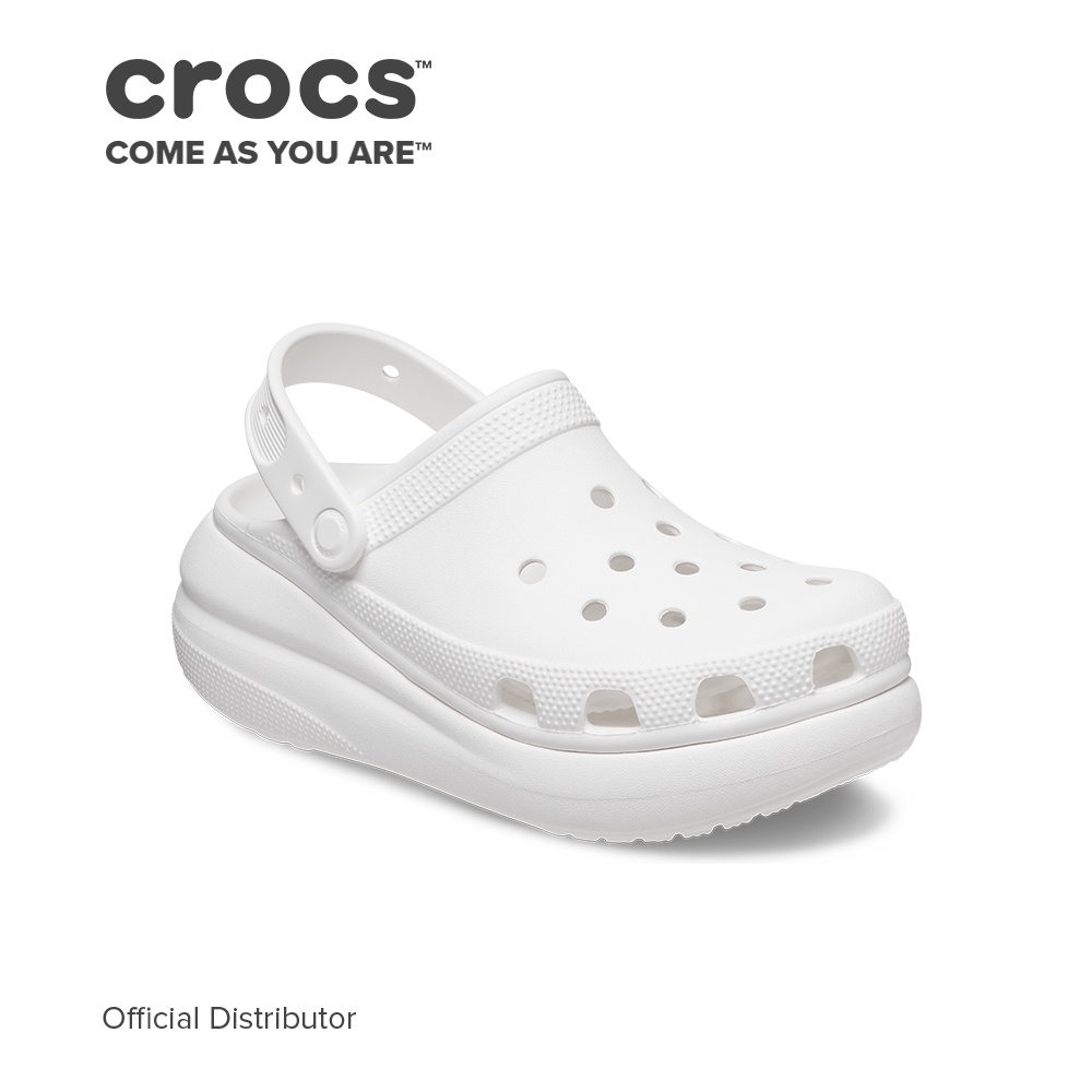 Crocs Classic Crush Clog in White | Shopee Philippines