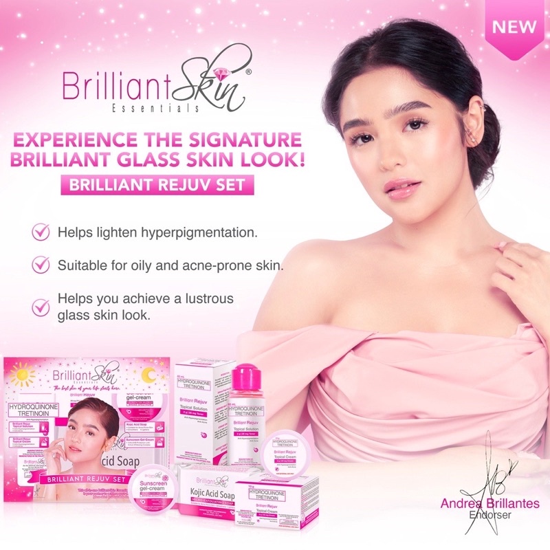 Brilliant Skin Rejuvenating Set Andrea Brilliantes Favorite Skin Care