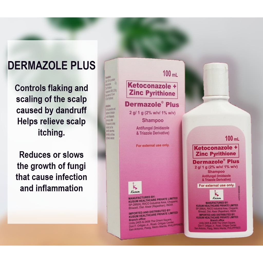 Dermazole plus (anti dandruff, seborrheic dermatitis, anti fungal ...