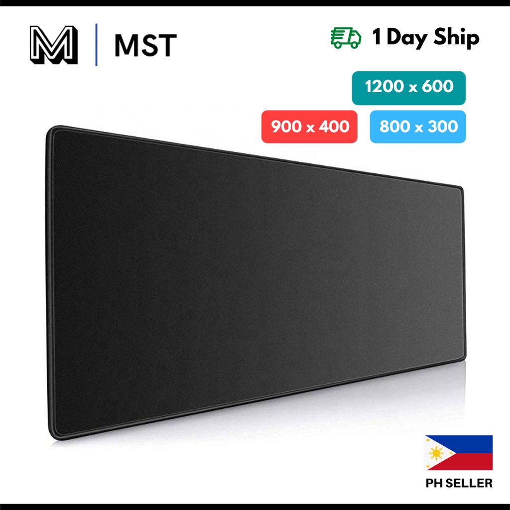 Extended Black Gaming Mousepad 900x400 800x300 1200x600 450x400 with ...