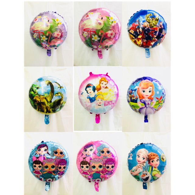 Character Foil Balloon 60pesos 6pcs OnLy | Shopee Philippines