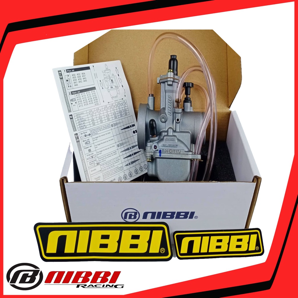 Nibbi Carb 26MM Flat slide Street Race Carburetor Version 5 (PWK26MM ...