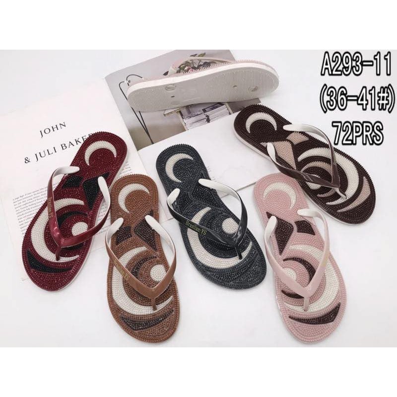 Spiky slippers for women random design#293 | Shopee Philippines