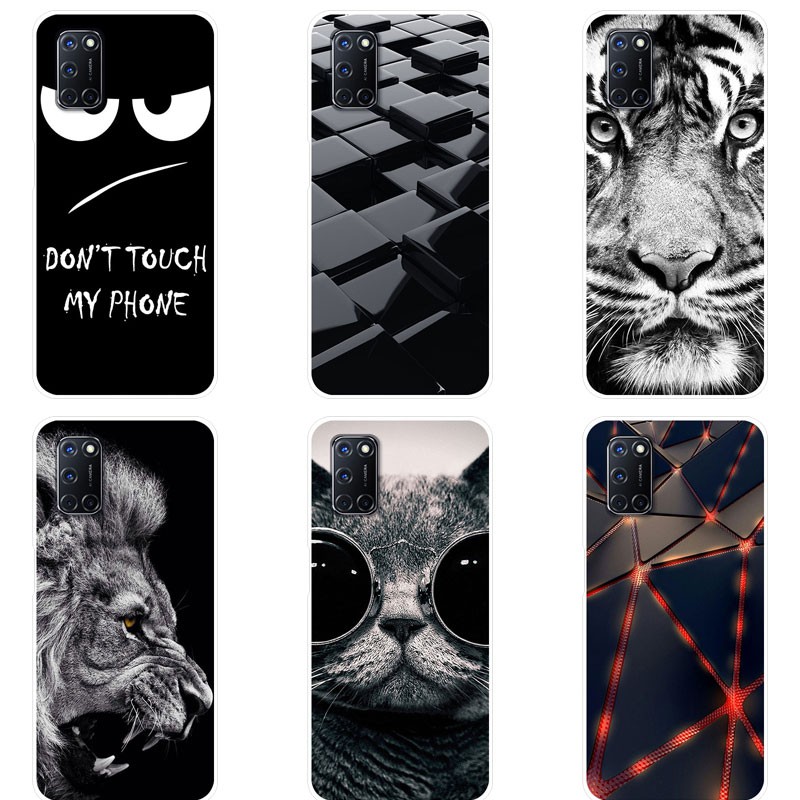 OPPO A92 Case Soft Silicone TPU Back Cover OPPO A92 A 92 Casing ...