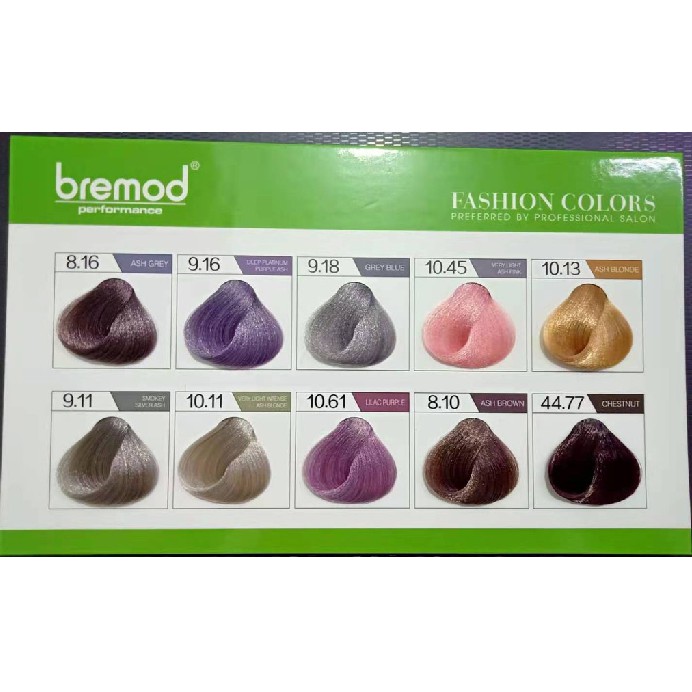 Bremod Colisi Hair Color Chart Updated and Complete Colors 2021 presyo ₱180