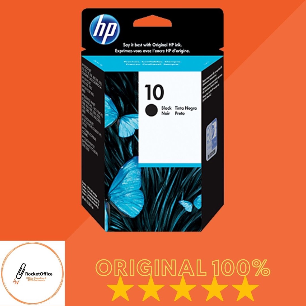 HP 10 Black Original ink Cartridge (C4844) | Shopee Philippines