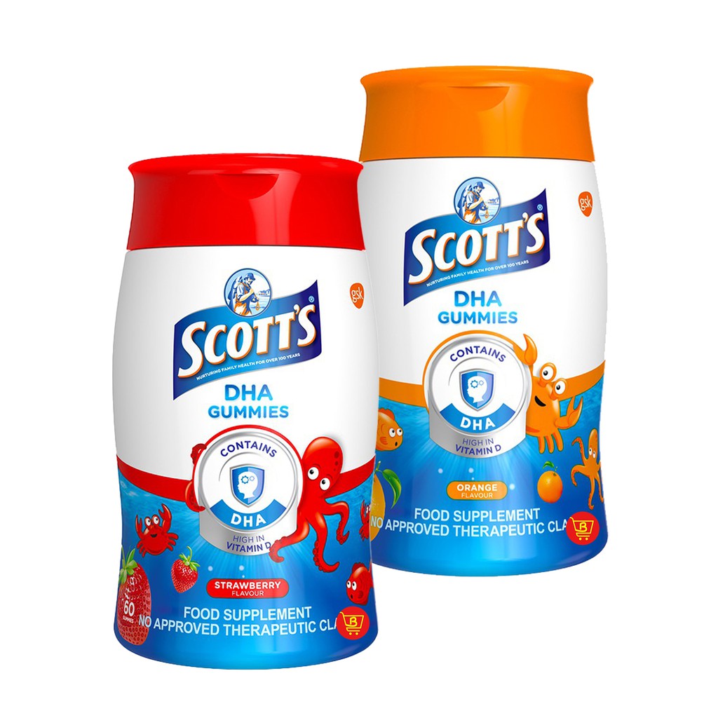 Scott's DHA Gummies, 60 counts | Shopee Philippines