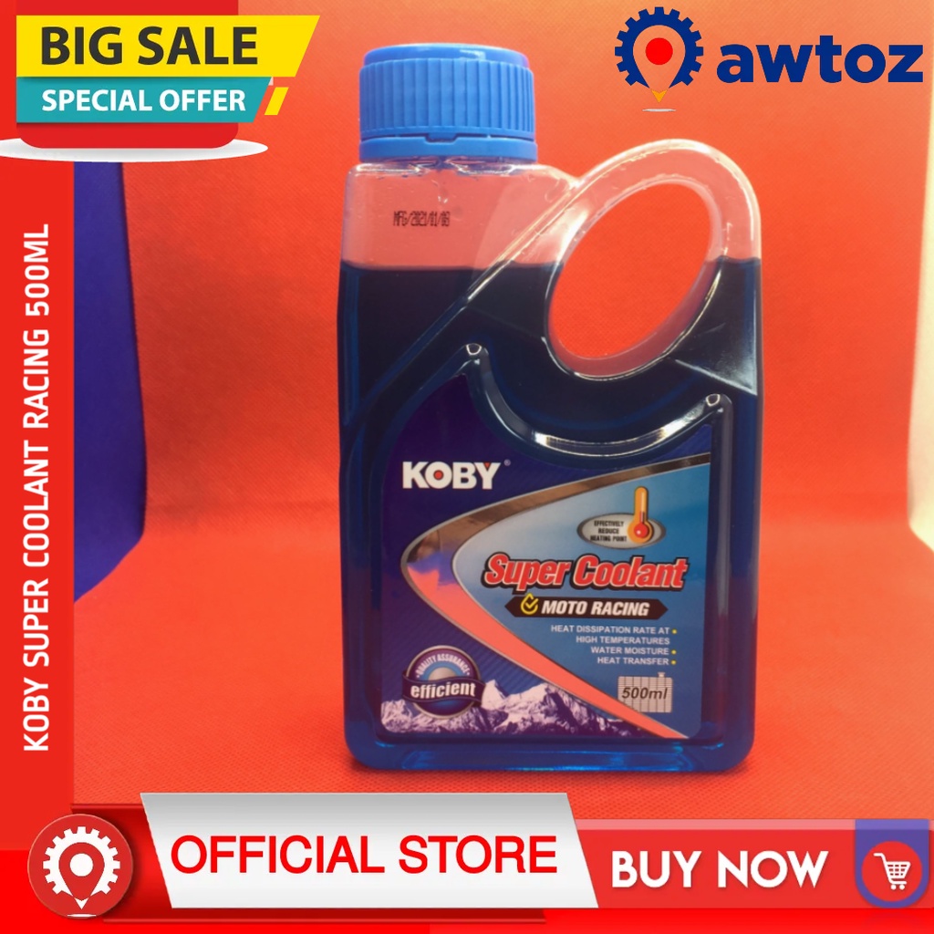 Koby Super Coolant 500ml Motorcycle Racing High Performance | Shopee ...