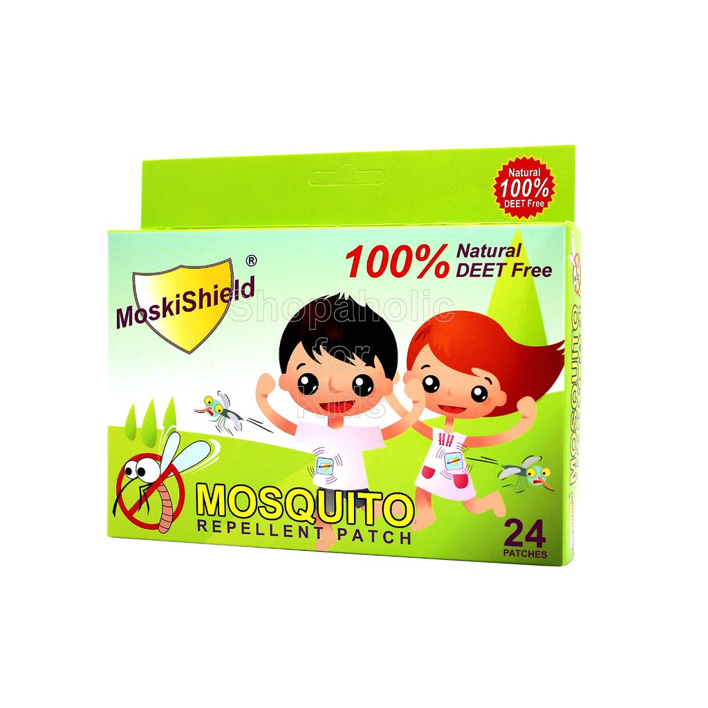 MoskiShield Mosquito Repellent Patch 24pcs (Moski Shield) s4kph dengue ...