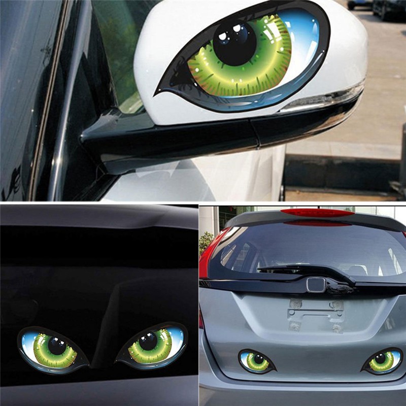 OM Cars Auto 3D Horrible Eyes Eye Sticker Decal Decor | Shopee Philippines