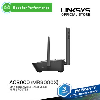 LINKSYS MAX-STREAM AC3000 TRI-BAND MESH WIFI 5 ROUTER (MR9000X ...