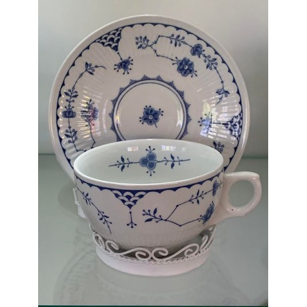 6-set Furnivals Blue Denmark cup and saucer | Shopee Philippines