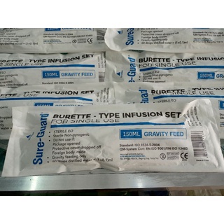 150 ML Burette / Soluset - Type Infusion Gravity Feed (Sure-Guard ...