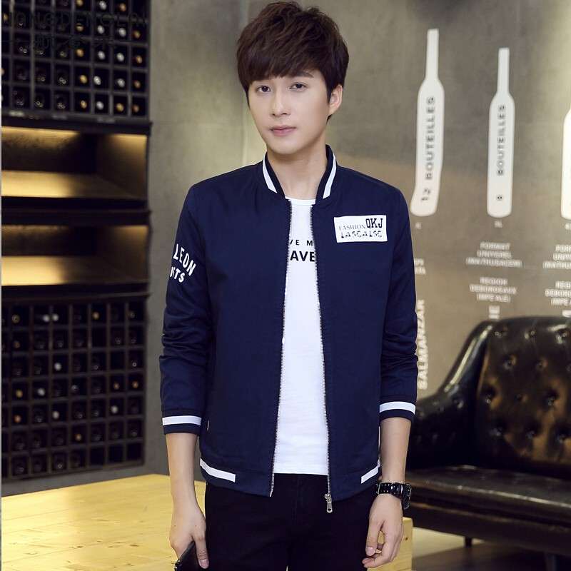 High Quality Korean Pu Leather Jacket Men's Coat Spring And Autumn a ...