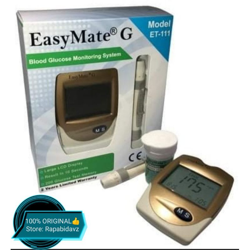 EasyMate G Blood Glucose Monitoring Complete Set ( on hand ) | Shopee ...