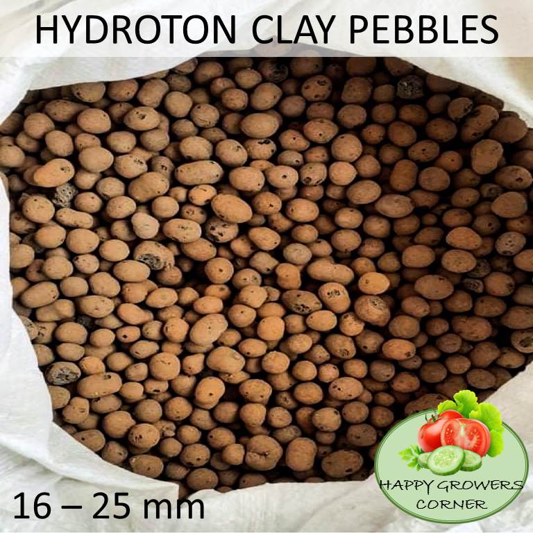 Hydroton Clay Pebbles 16-25mm sizes for Hydroponics (1 Sack) | Shopee ...