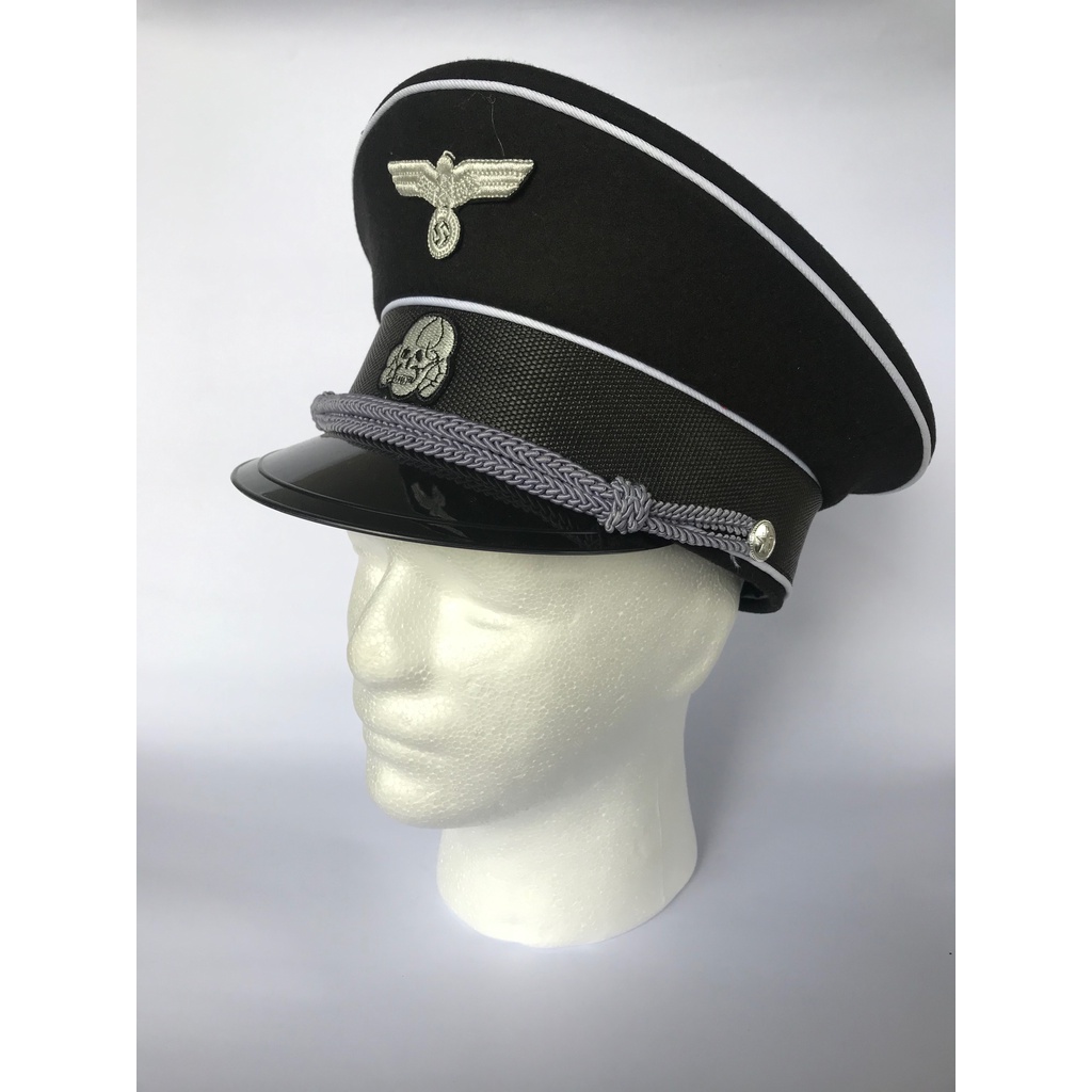 German WW 2 SS (schutzstaffel) Officer Visor Hat | Shopee Philippines