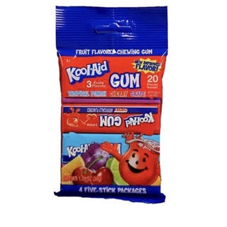 Kool-Aid Gum Fruit Flavored Chewing Gum- 4 Five-stick Packages | Shopee ...