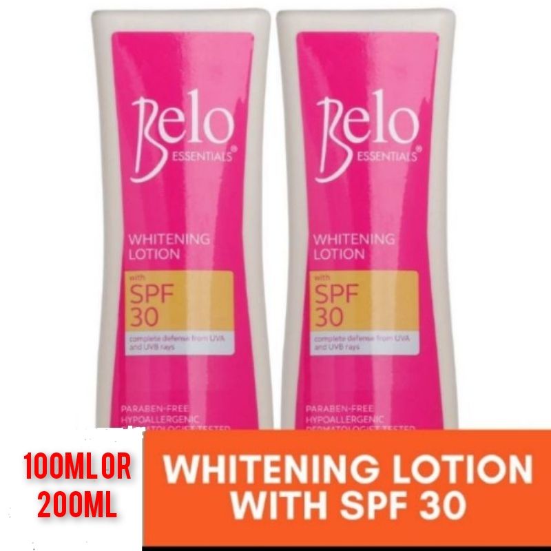 Belo Essentials Whitening Lotion W/ SPF30 (200mL or 100mL) | Shopee ...