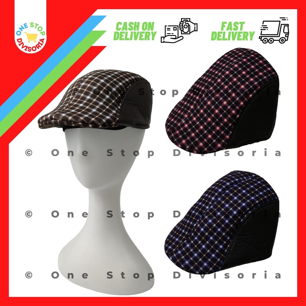 [Kids] Leather + Checkered | Peaky Blinders Newsboy Baker Boy Country ...