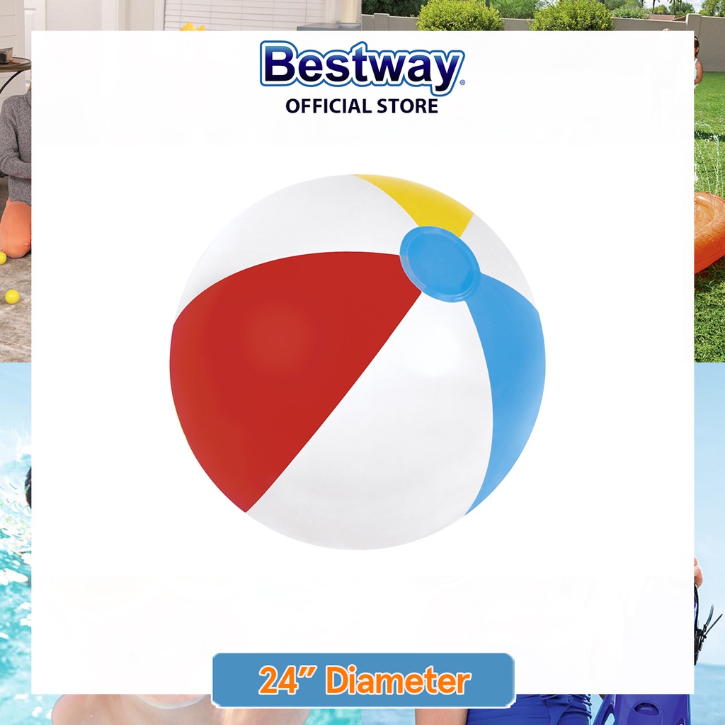 Bestway 24inches/61cm Beach Ball | Shopee Philippines