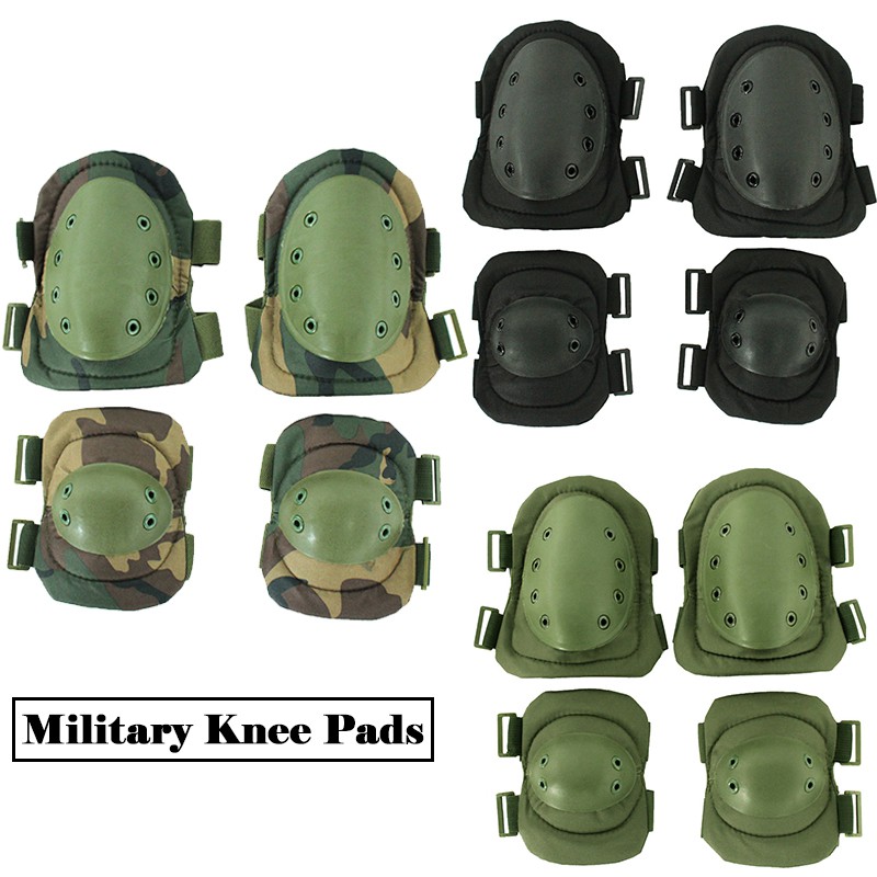 Military Training Protection Camo Knee Pads EVA Sponge Protective Gear ...