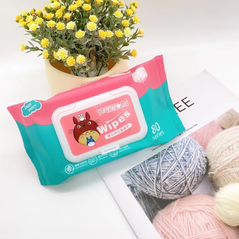 SWY BABY WIPES 80pcs per pack(Non-Alcohol-wet wipes) | Shopee Philippines