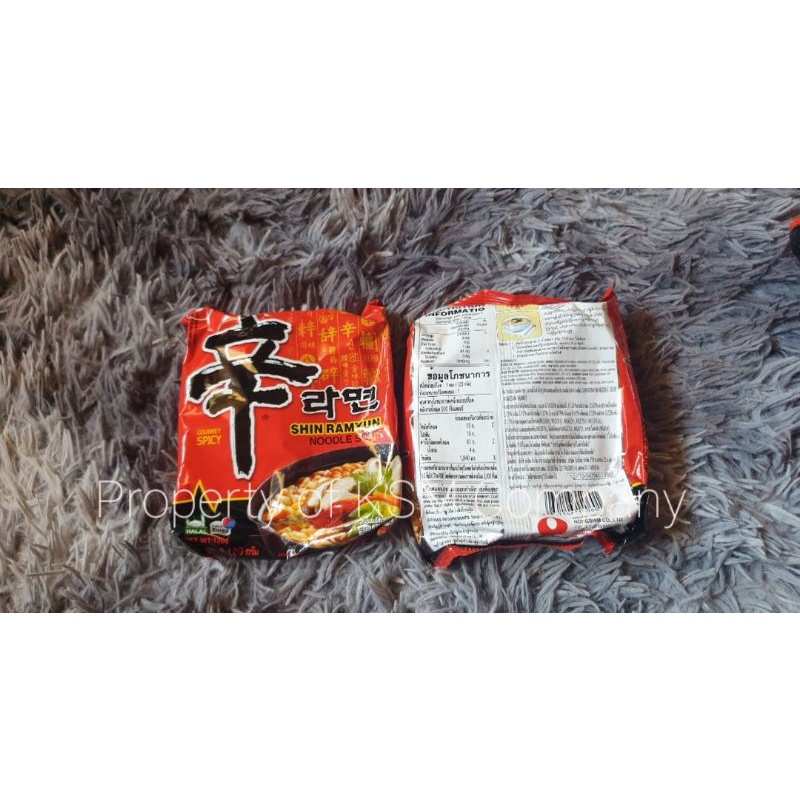 Authentic Korean Shim Ramyun NONGSHIM Noodles (Sold Per Pack 120g ...