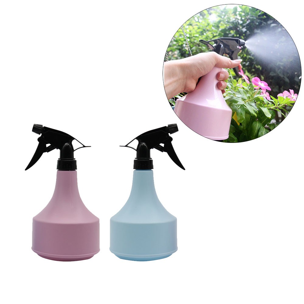 Pink or blue Hand Pressure Sprayer 600ml Garden Office Watering Spray ...