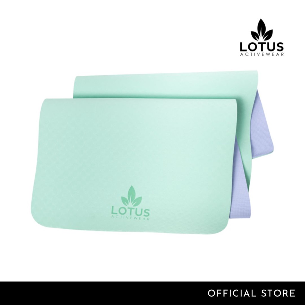 Lotus Activewear Premium Reversible 6mm Yoga Mat | Shopee Philippines