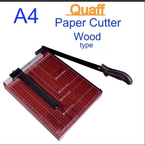 QUAFF WOOD TYPE PAPER CUTTER SIZE FOR A3/A4/A5/B4 | Shopee Philippines