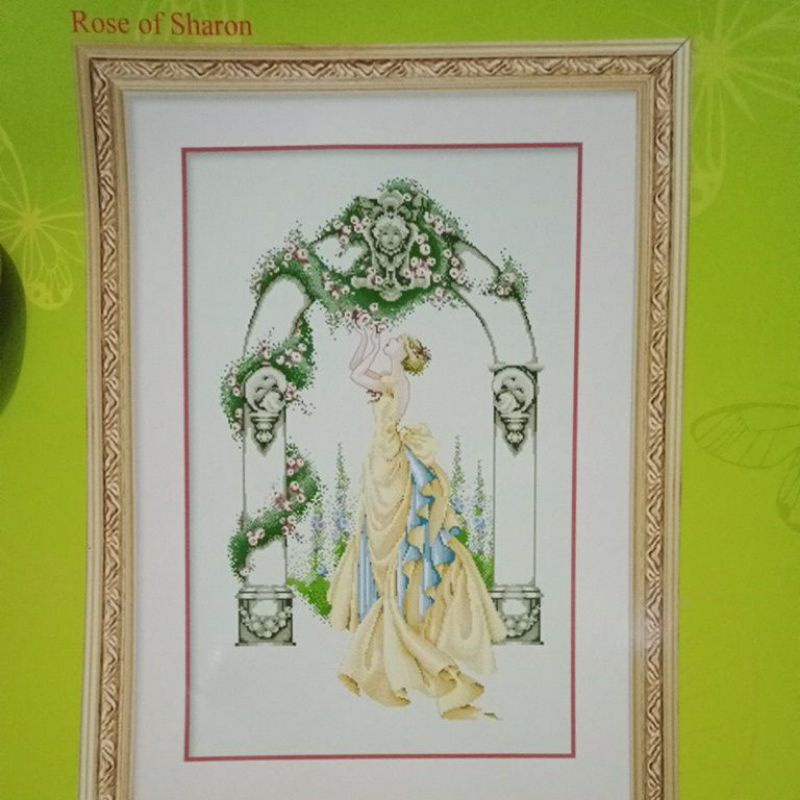 Rose of sharon cross stitch pattern | Shopee Philippines