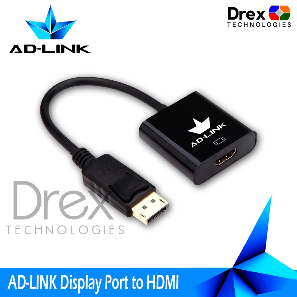 AD-LINK DP To HDMI Converter Male To Female Display port To HDMI ...