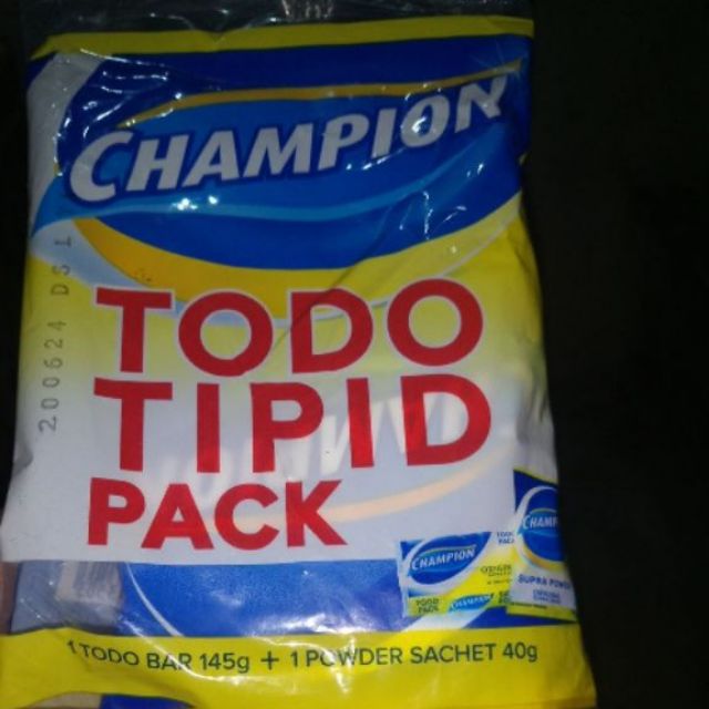 Champion Todo Tipid Pack ( 1todo bar 145g + 1 powder sachet 40g ...