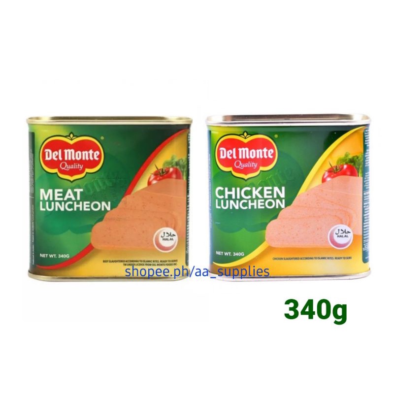 DEL MONTE LUNCHEON MEAT 340G (HALAL) | Shopee Philippines