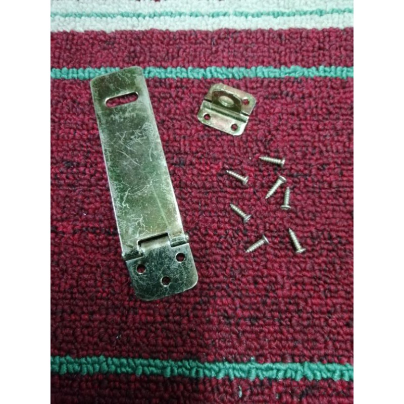 Safety Hasp 4" with screws (lagayan ng padlock) | Shopee Philippines