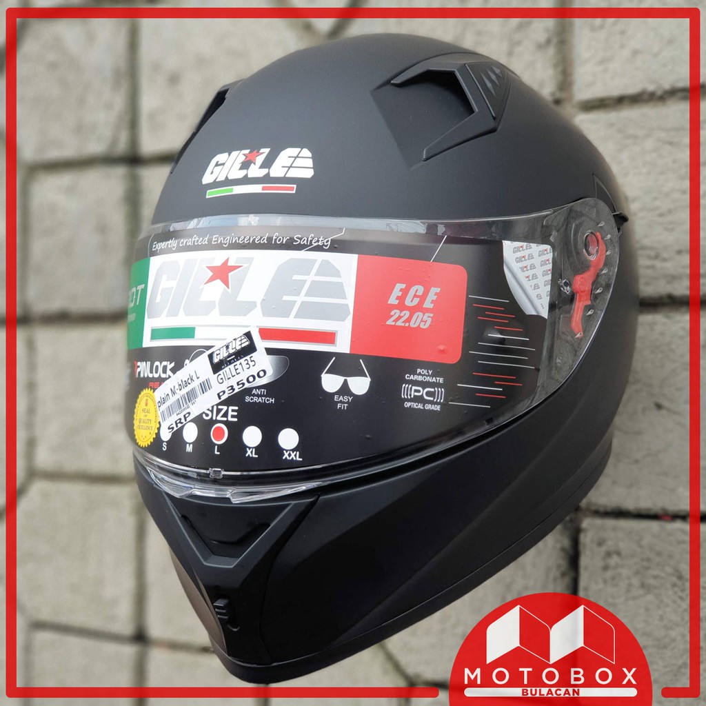 GILLE GTS-V1 Helmet - Matte Black | Shopee Philippines