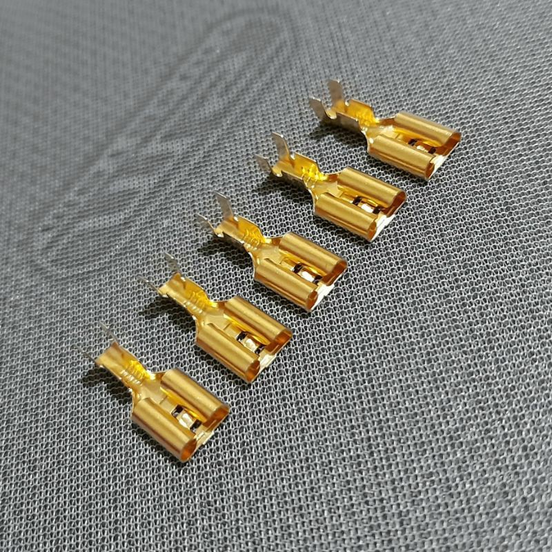 female terminal horn socket connector 6.3mm | Shopee Philippines