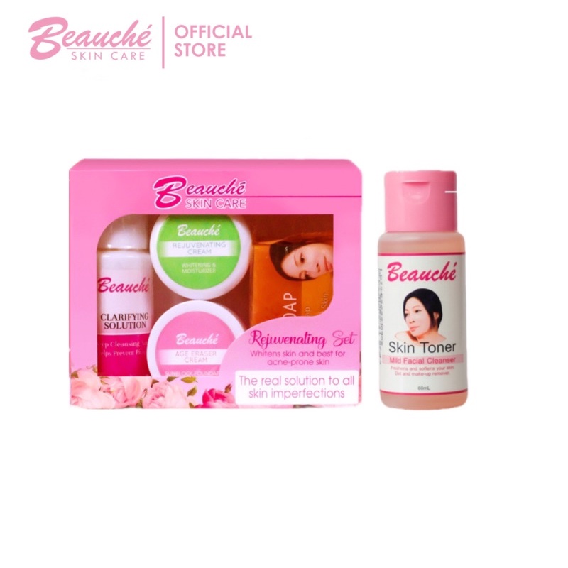 Beauche Rejuvenating Set + Skin Toner 60ml | Shopee Philippines