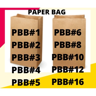 Brown Paper Bag/ Takeout Brown paper bag/ Pambalot/ Supot. | Shopee ...