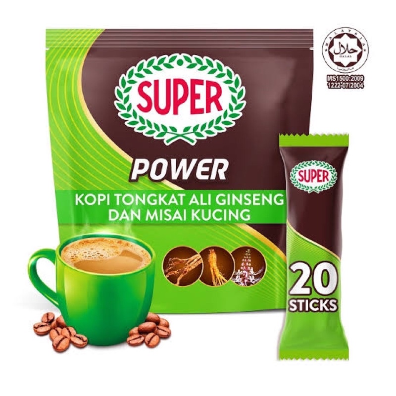 (SACHET) Super Power 6 in 1 White Coffee | Shopee Philippines